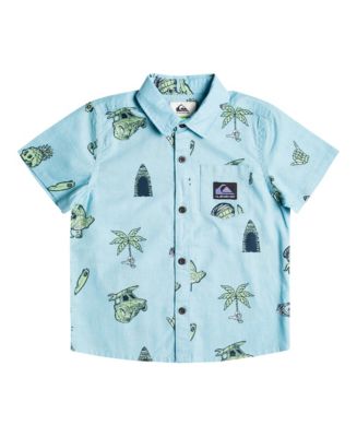 Quiksilver Little Boys Youth Nono Surf Day Short Sleeve Shirt - Macy's
