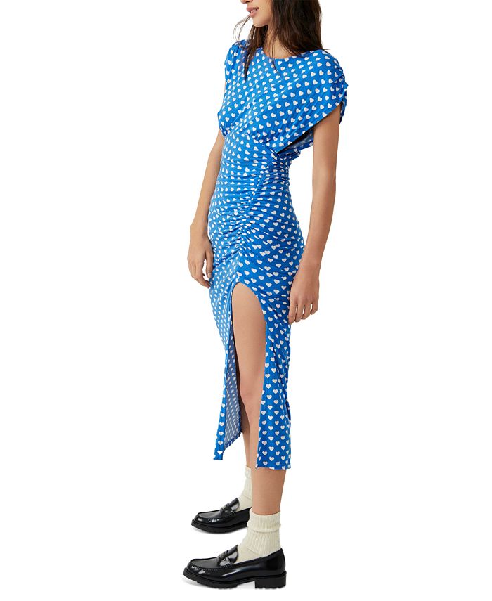 Free People Women's Lakeside Printed Midi Dress - Macy's