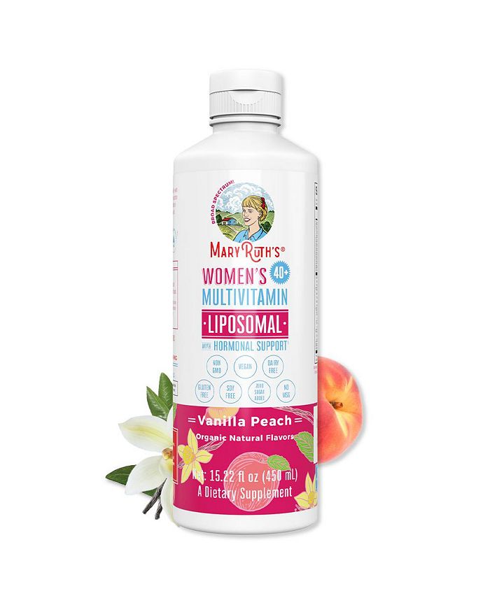 MaryRuth Organics Women's 40+Multivitamin Liposomal, Vanilla Peach - Macy's
