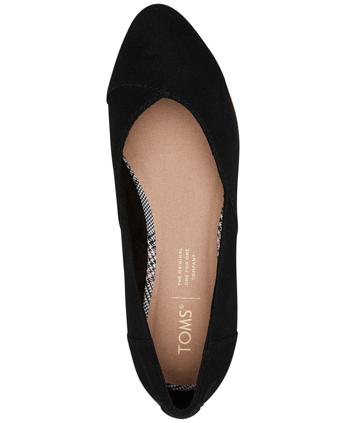 TOMS Women's Jutti Neat Classic Almond Toe Flats - Macy's