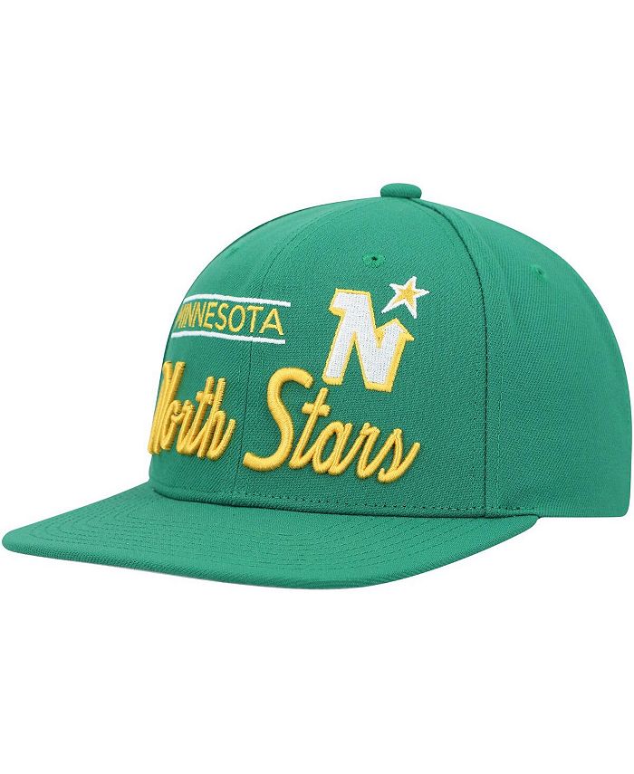 Mitchell & Ness Men's Green Minnesota North Stars Retro Lock Up ...