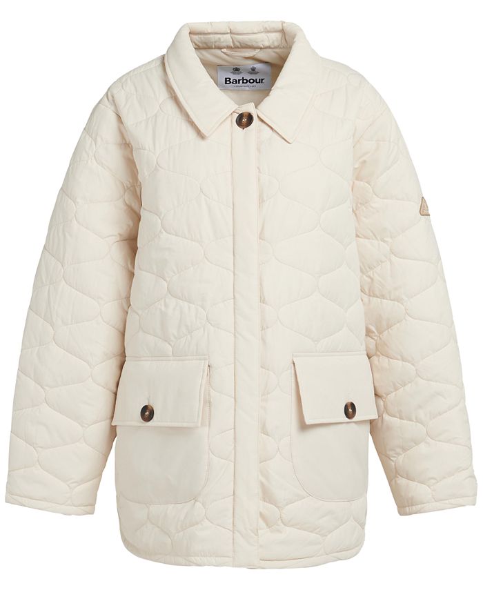 Barbour Women's Plus Size Leilani Quilted Patch-Pocket Jacket - Macy's