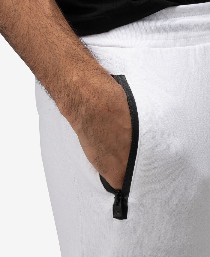 X-Ray Men's Fleece Adjustable Ankle Drawstring Joggers Pants - Macy's