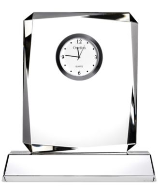 Orrefors Vision Large Table Clock - Macy's