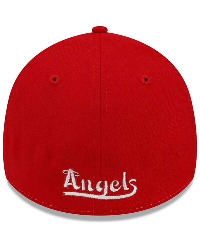 New Era Men's Red Los Angeles Angels City Connect 39THIRTY Flex Hat ...