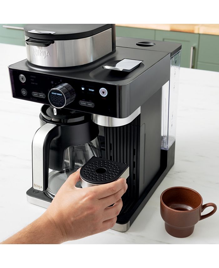 Ninja CFN601 Espresso & Coffee Barista System, Single-Serve Coffee ...