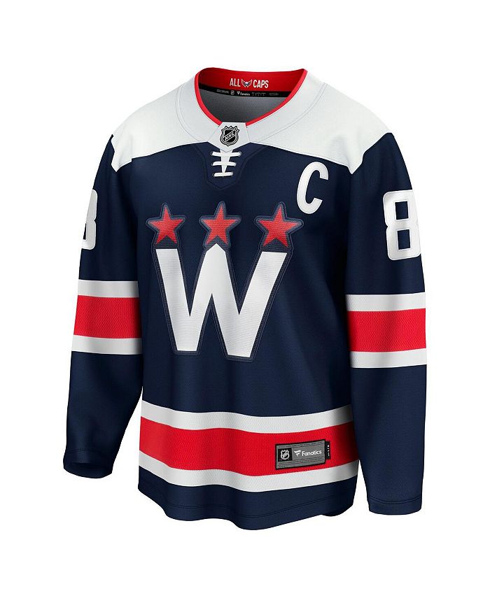 Fanatics Men's Alexander Ovechkin Navy Washington Capitals Alternate ...