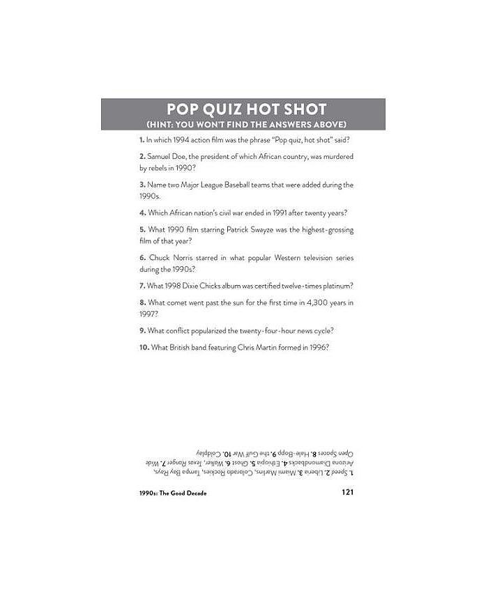 Barnes & Noble Back in the Day Trivia for Seniors: Facts and Trivia ...