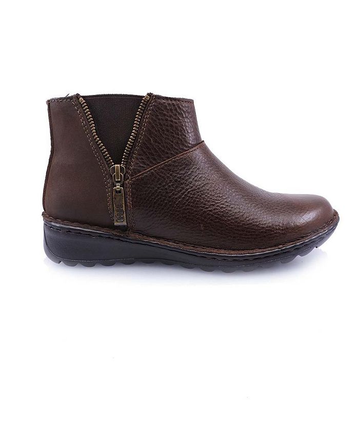 Lobo Solo Women's Brown Premium Leather Booties, Handmade Unique Shoes ...