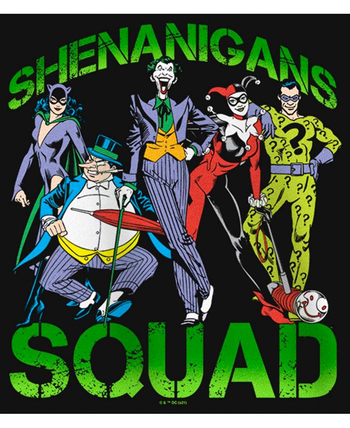 DC Comics Girl's Batman St. Patrick's Day Shenanigans Squad Child T ...