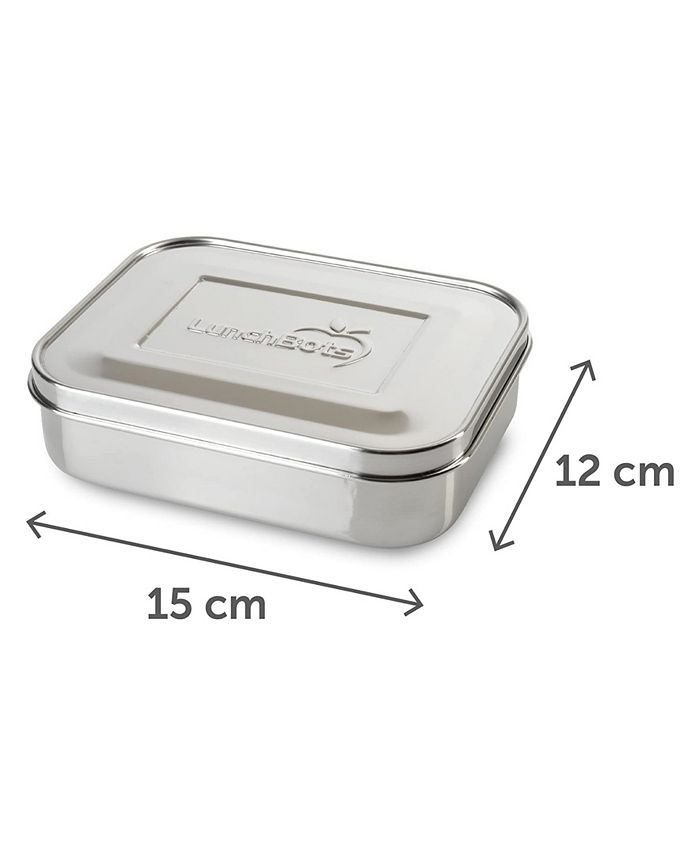 LunchBots Stainless Steel Bento Lunch Box 4 Sections - Macy's