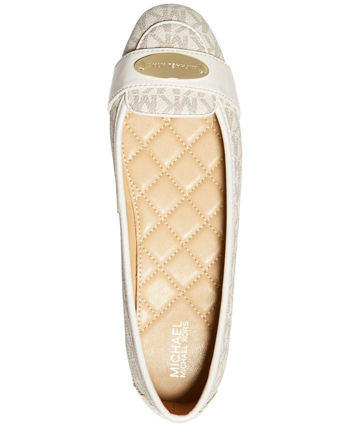 Michael Kors Women's MK Plate Slip-On Moccasin Flats - Macy's