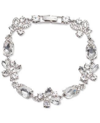 Givenchy Crystal Floral Flex Bracelet - Macy's