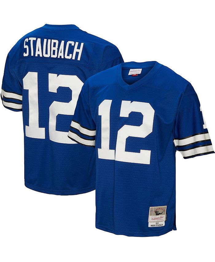 Mitchell & Ness Men's Roger Staubach Royal Dallas Cowboys 1971 Legacy Replica Jersey - Macy's