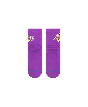Stance Men's Los Angeles Lakers Logo Quarter Socks - Macy's