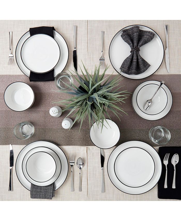 Tabletops Unlimited 12 Pc. Dinnerware Sets Collection - Macy's