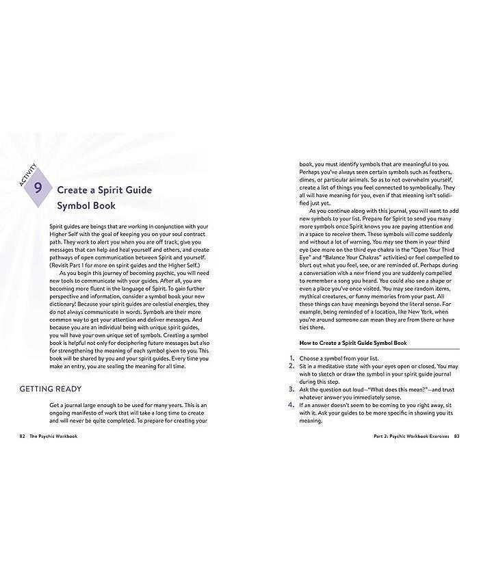 Barnes & Noble The Psychic Workbook: A Beginner's Guide to Activities and Exercises to Unlock ...