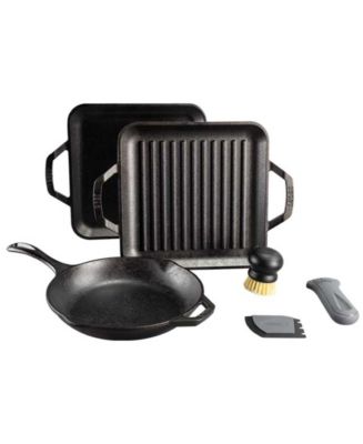 Lodge Cast Iron Chef Collection 12" Gourmet Cookware Set - Macy's