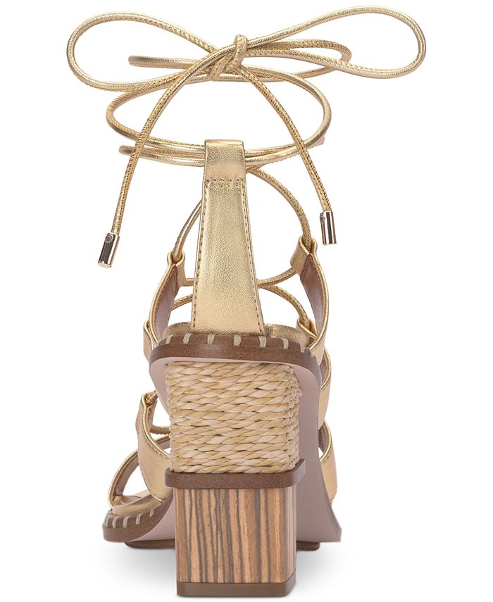 Jessica Simpson Women's Lonor Lace-Up Ankle-Tie Sandals - Macy's