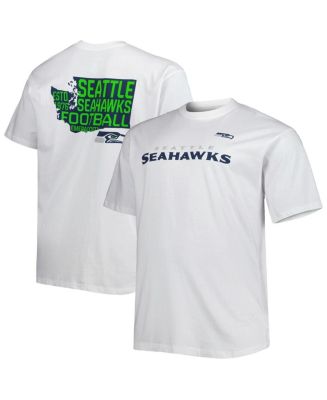 Men's Fanatics White Seattle Seahawks Big and Tall Hometown Collection ...