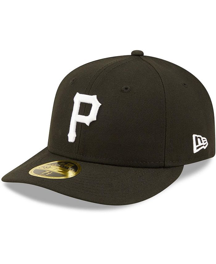 New Era Men's Pittsburgh Pirates Black and White Low Profile 59FIFTY ...