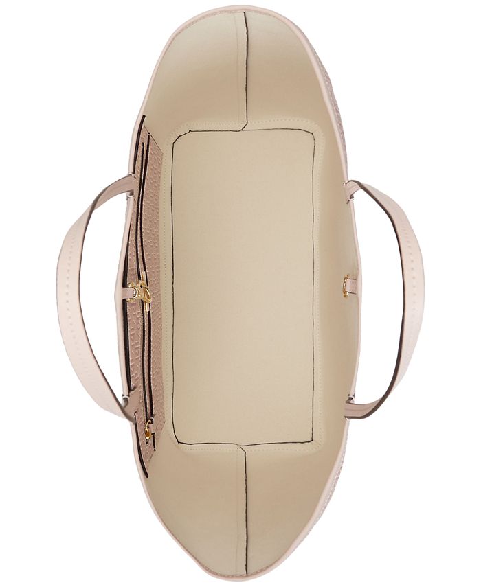 Lauren Ralph Lauren Collins Monogram Coated Canvas Tote & Reviews ...