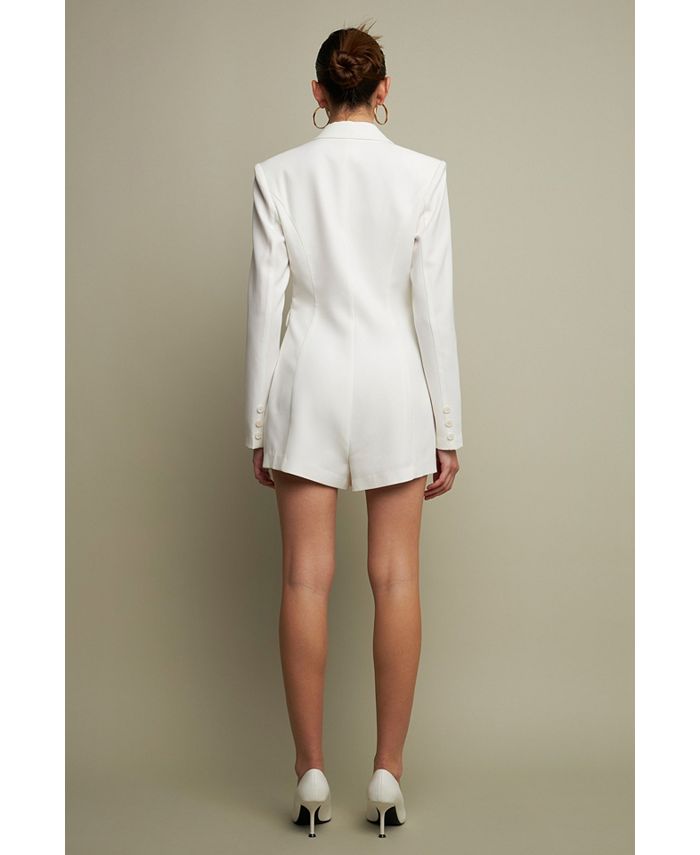 endless rose Women's Suit Blazer Romper - Macy's