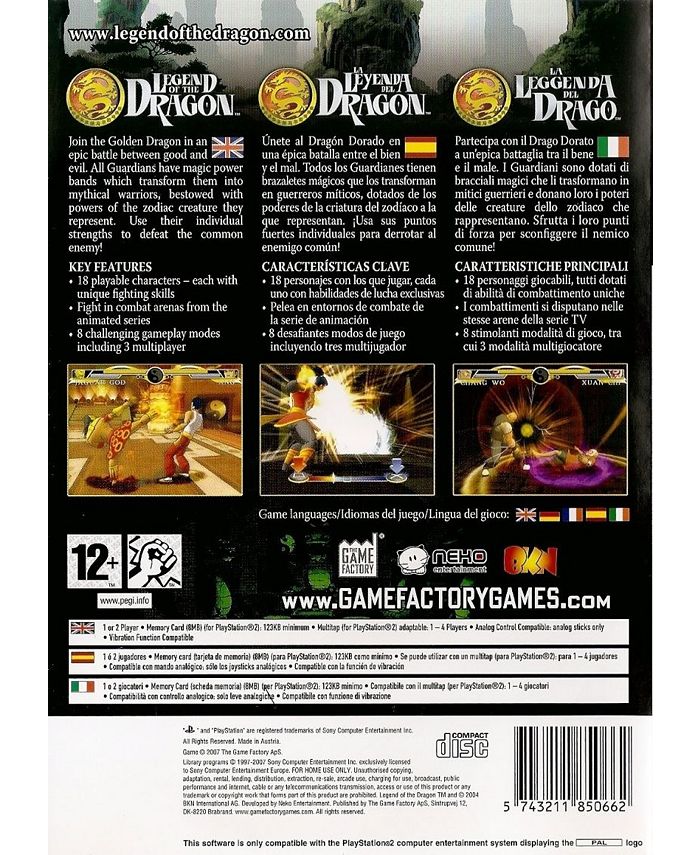Game Factory Legend of the Dragon - PlayStation 2 - Macy's