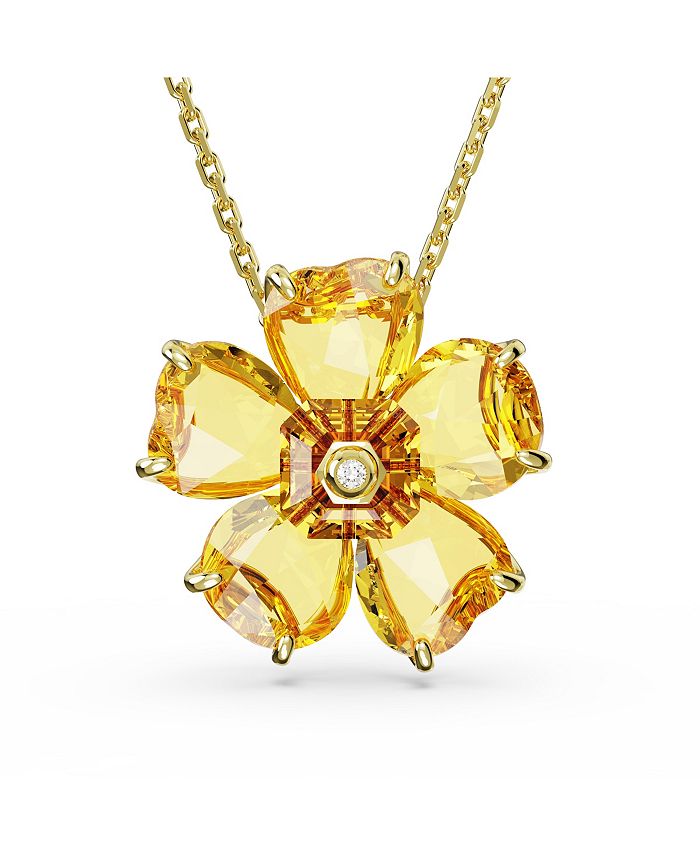 Swarovski Crystal Flower Florere Necklace - Macy's