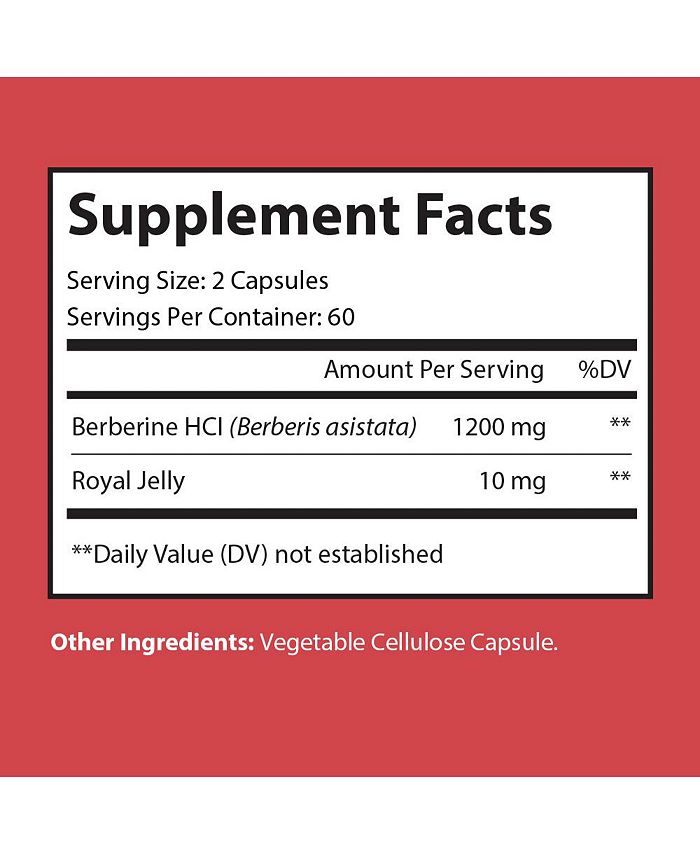 Nutriumph BERBERINE - Weight, Heart Health & Glucose Metabolism Support ...