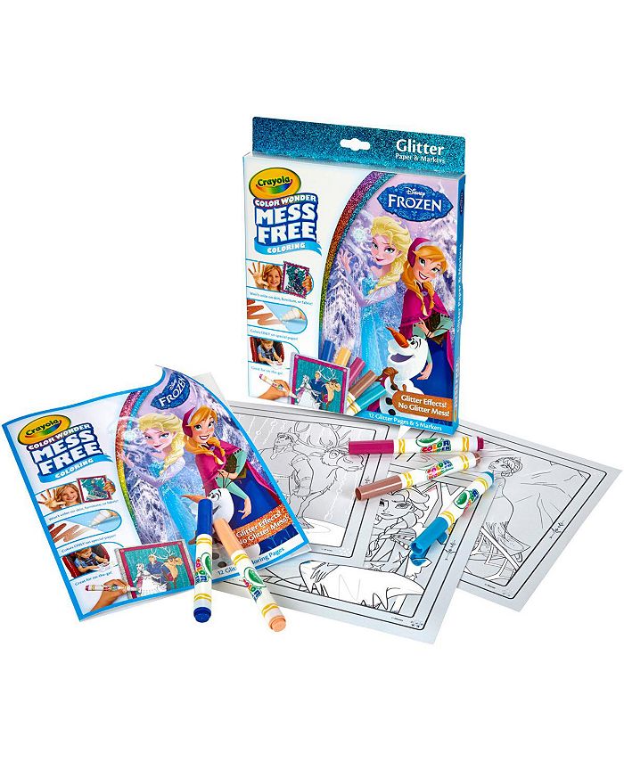 Crayola Color Wonder Glitter Set-Frozen - Macy's