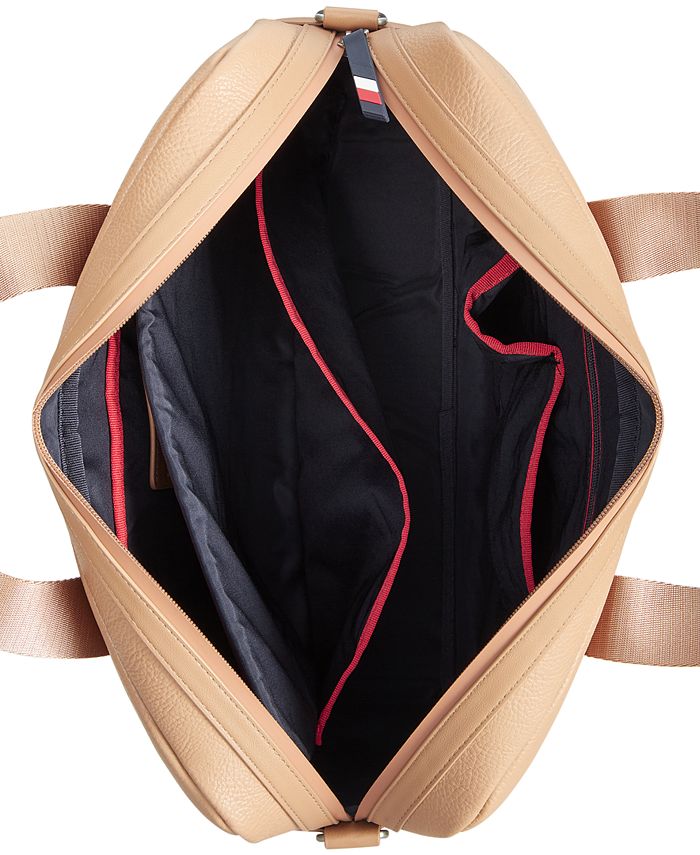 Tommy Hilfiger Men's Pebble Zip-Front Briefcase - Macy's