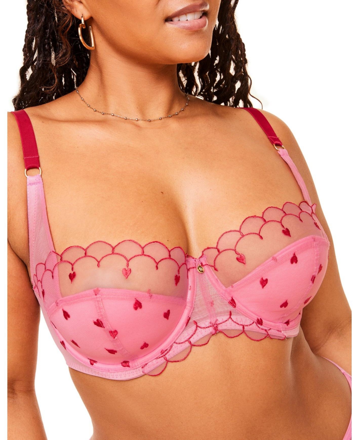 Click here for Adore Me Womens Bettie Contour Balconette Bra - Me... prices