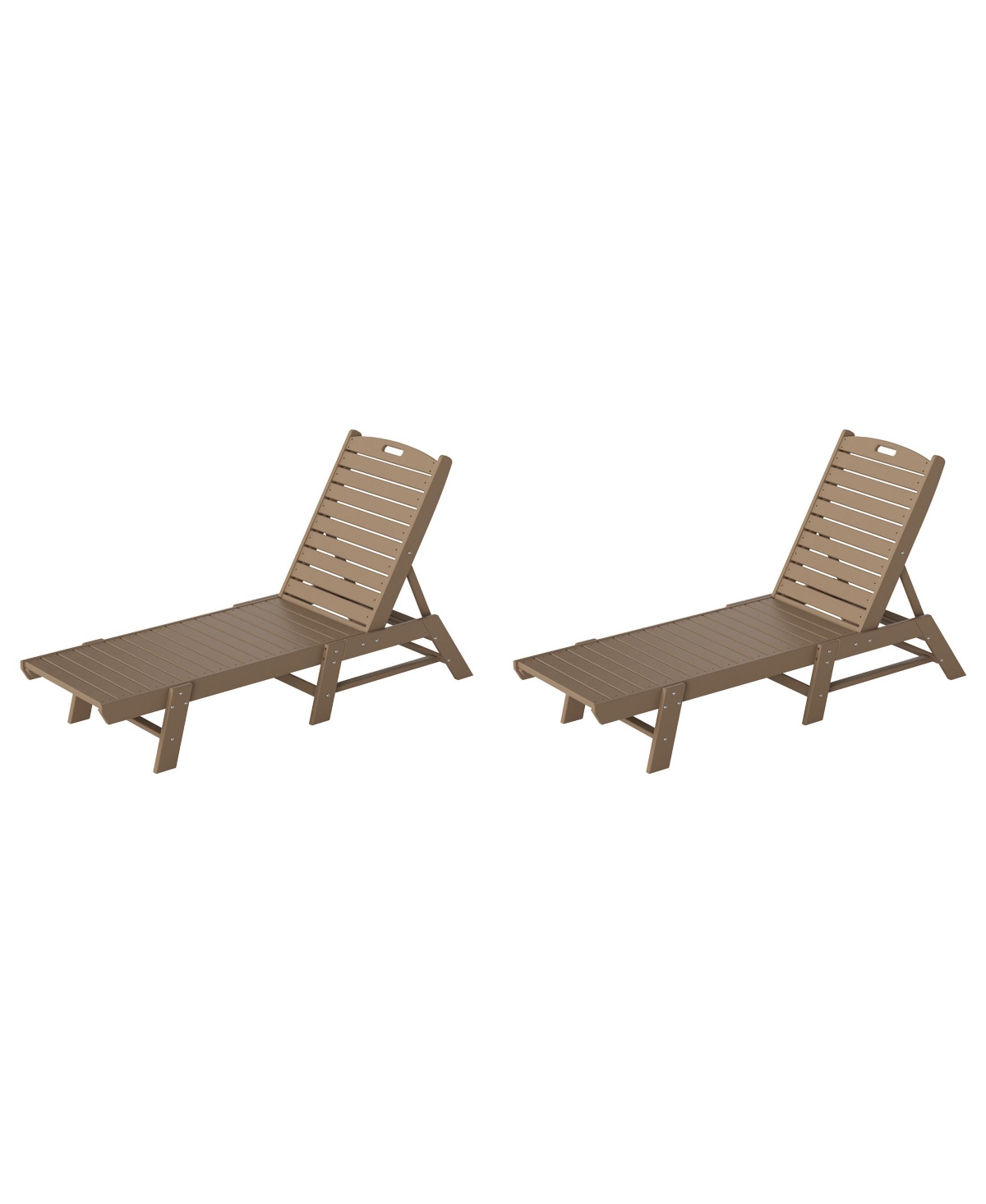 Click here for WestinTrends Poly Reclining Outdoor Patio Chaise L... prices