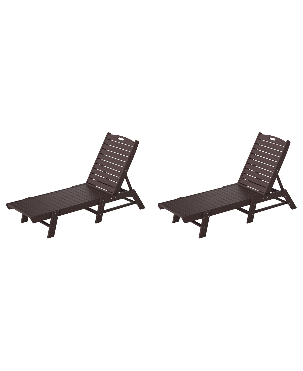 Click here for WestinTrends Poly Reclining Outdoor Patio Chaise L... prices