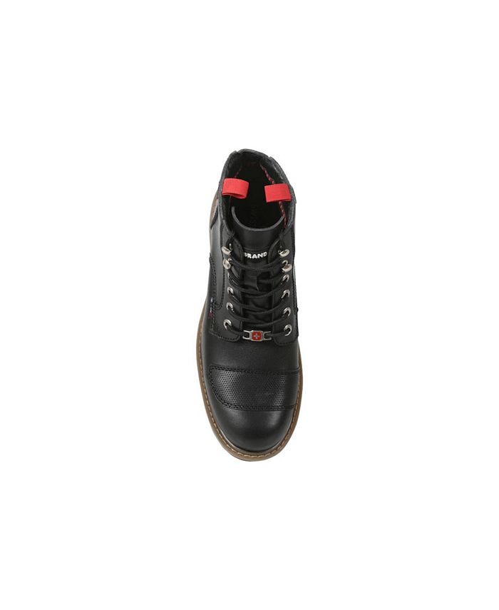 Swissbrand Men's Urban Biker Boot Zug 365 Black - Macy's