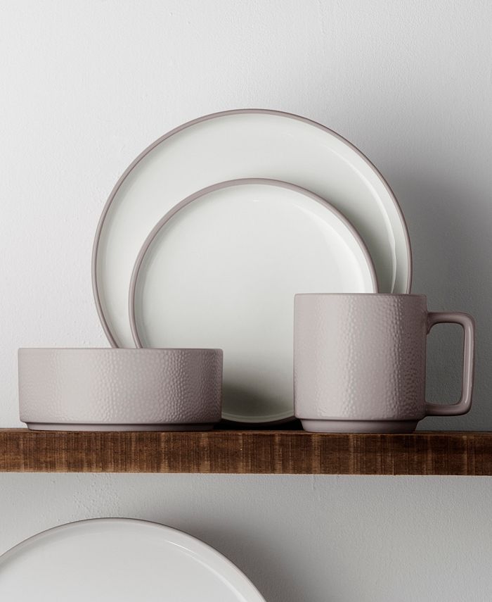 Noritake Colortex Stone Stax Mugs, Set of 4 - Macy's