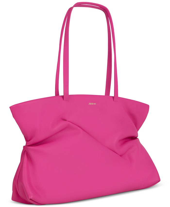Jason Wu Lyla Ruched Leather Extra-Large Tote Bag - Macy's