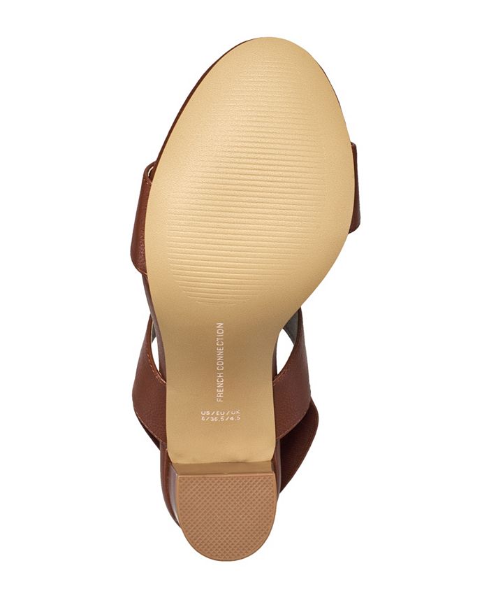 French Connection Women's Dakota Block Heel Sandals - Macy's