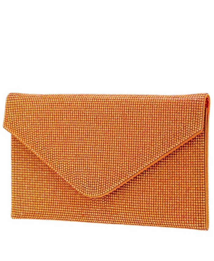 Nina All Over Crystal Envelope Glass Small Clutch - Macy's