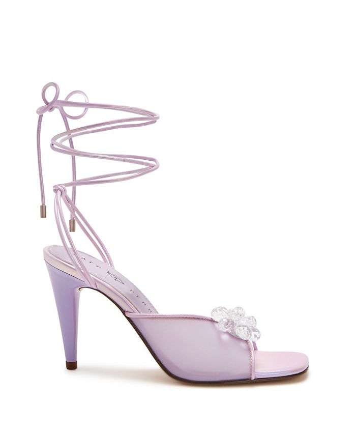 Katy Perry Women's The Vivvian Flower Lace-up Sandals - Macy's