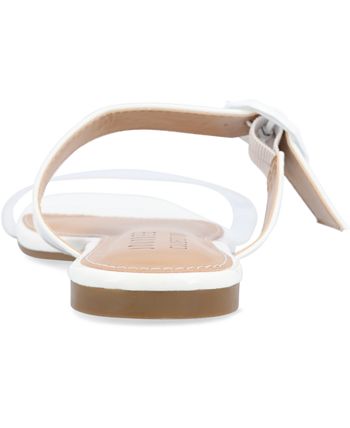 Journee Collection Women's Jeysha Lucite Sandals - Macy's