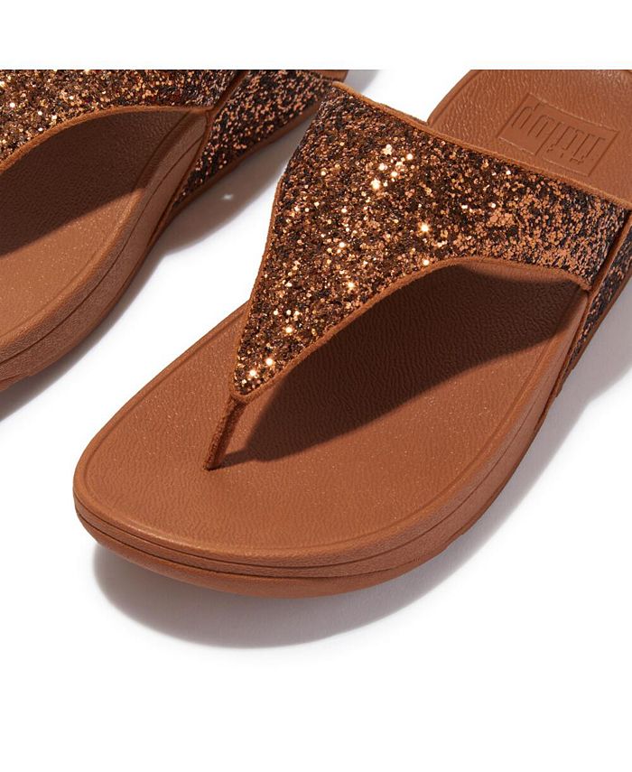 FitFlop Women's Lulu Glitter Toe-Thongs Sandal - Macy's