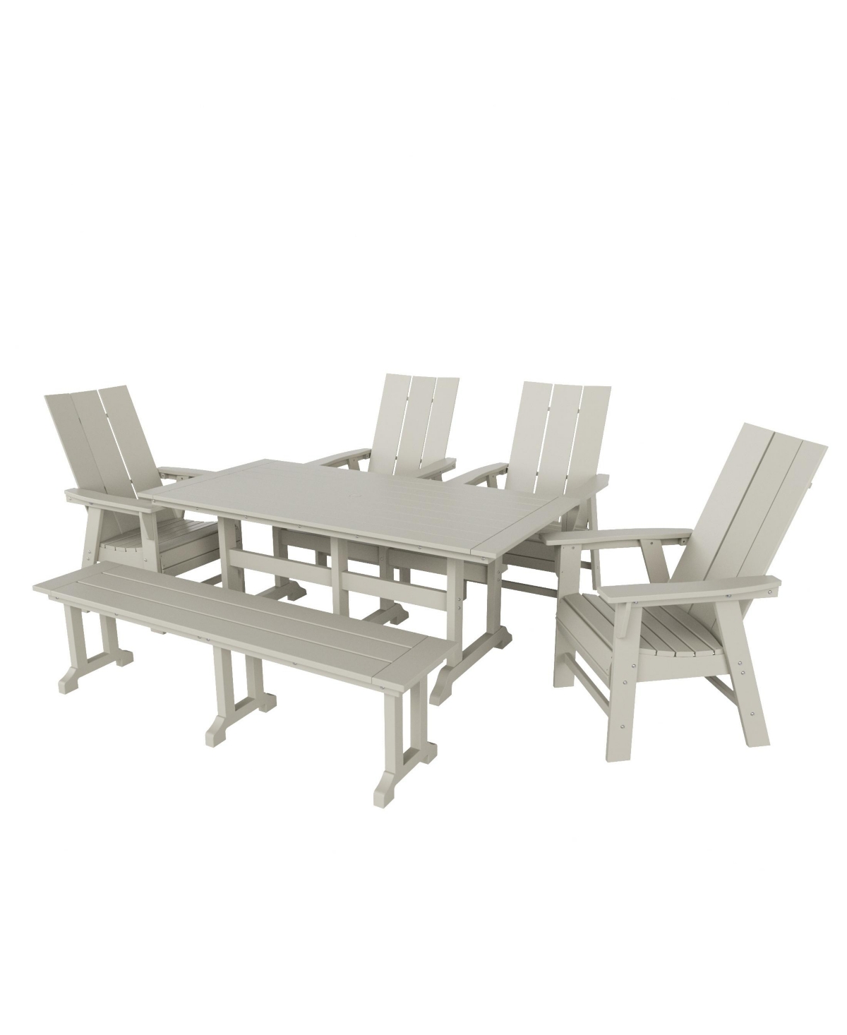 Click here for WestinTrends 6 Piece Outdoor Patio Dining Table an... prices