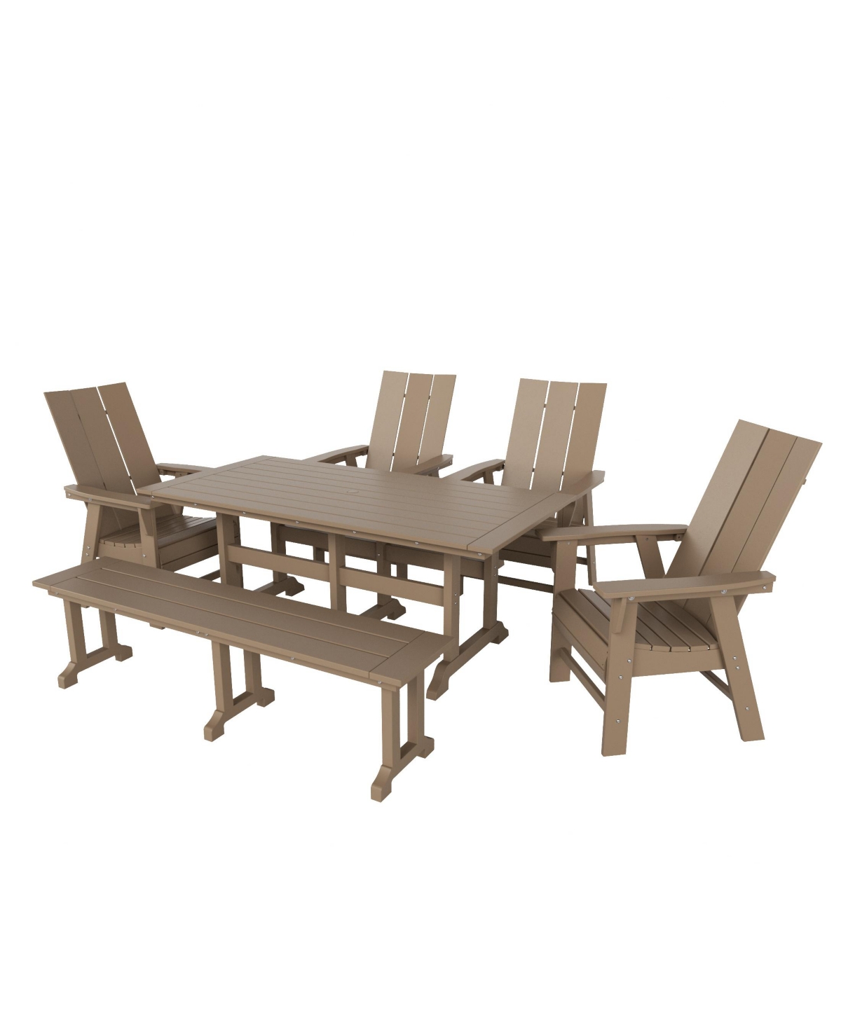 Click here for WestinTrends 6 Piece Outdoor Patio Dining Table an... prices