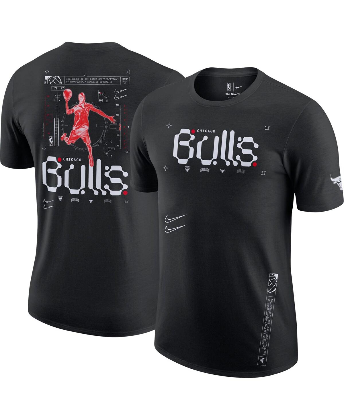 Click here for Mens Nike Black Chicago Bulls Courtside Air Traffi... prices