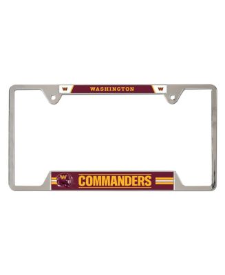 Wincraft Washington Commanders Logo Metal License Plate Frame - Macy's