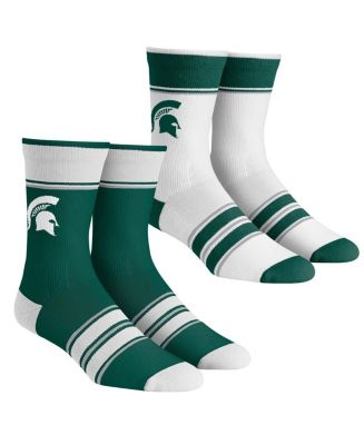 Men's and Women's Rock 'Em Socks Michigan State Spartans Multi-Stripe 2 ...