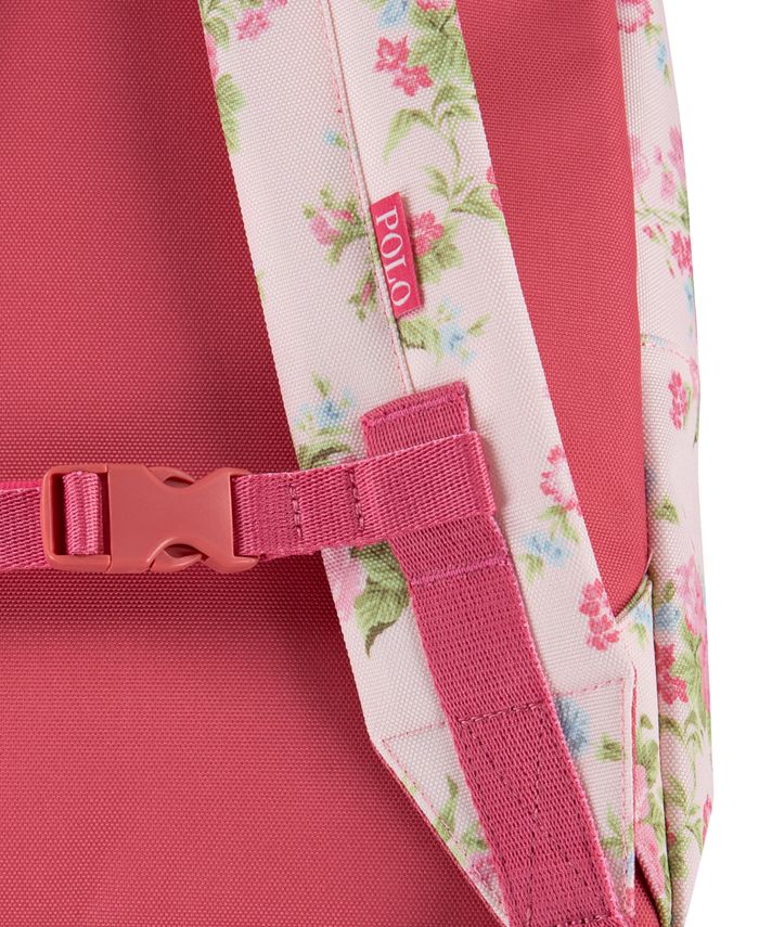 Polo Ralph Lauren Big Girls Floral Large Backpack - Macy's
