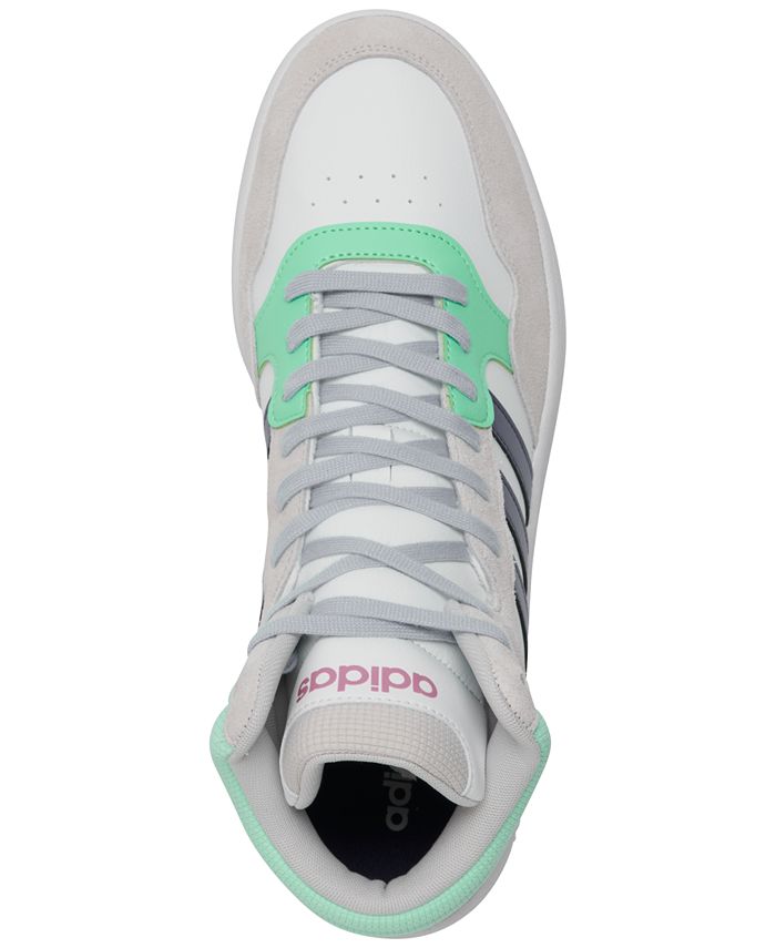 adidas Men's Hoops 3.0 Mid Classic Vintage-Like Casual Sneakers from ...
